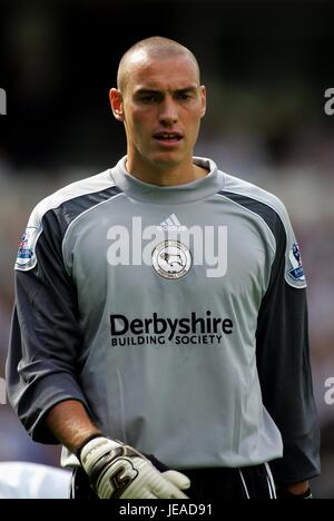 STEPHEN BYWATER DERBY COUNTY FC PRIDE PARK DERBY GREAT BRITAIN 28 ...
