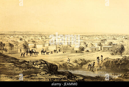Barth 1857 Kano from Mount Dala Stock Photo - Alamy