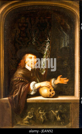 This self-portrait by Rembrandt shows the artist in a moment of quiet ...