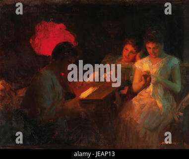 Albert Ritzberger Bei der Handarbeit Stock Photo - Alamy