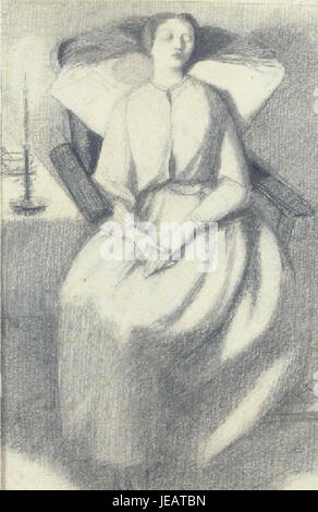 The portrait by Dante Gabriel Rossetti depicts Fanny Cornforth, an ...