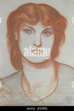 *Alexa Wilding*, painted by *Dante Gabriel Rossetti*, was used as the ...