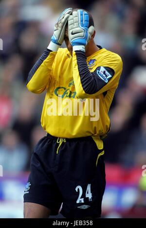 TIM HOWARD EVERTON FC BRAMALL LANE SHEFFIELD ENGLAND 03 March 2007 ...