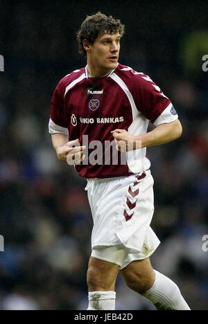 ANDRIUS VELICKA HEART OF MIDLOTHAN FC MURRAYFILD STADIUM EDINBURGH ...