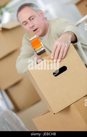 Packing boxes close-up Stock Photo - Alamy