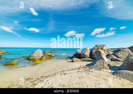 grey rocks in Musculedda beach,Sardinia Stock Photo - Alamy