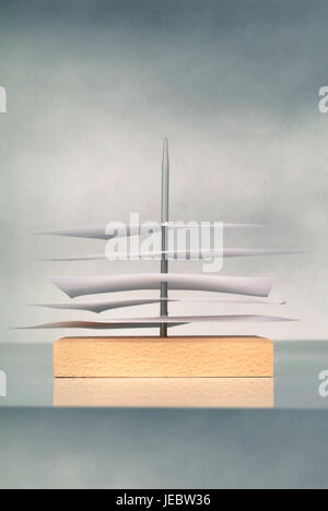 Slip of paper spit Stock Photo - Alamy