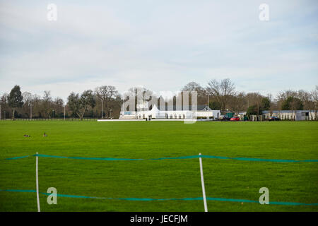 Ham Polo Club & The Surrounding Area, London, UK Stock Photo - Alamy