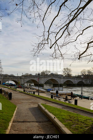 River Front Views in Richmond, London, UK Stock Photo - Alamy