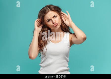 The portrait of disgusted and disaffected woman Stock Photo - Alamy