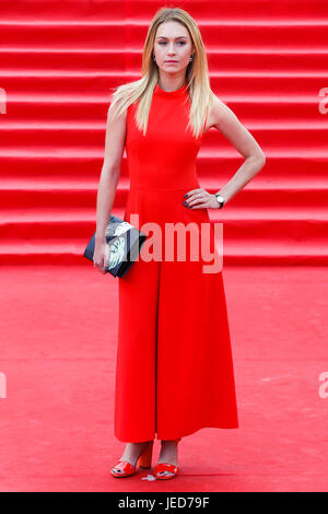 Moscow, Russia. 22th June, 2017. Actress Darya Moroz at the opening ...