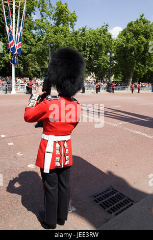 Coldstream Guards at the trooping of the colour. Coldstream Guards ...