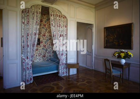 Living room inside Chateau Villandry, Indre et Loire, France, Europe ...