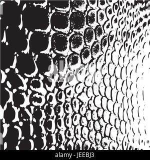 Distressed overlay texture of crocodile or snake skin leather, grunge ...