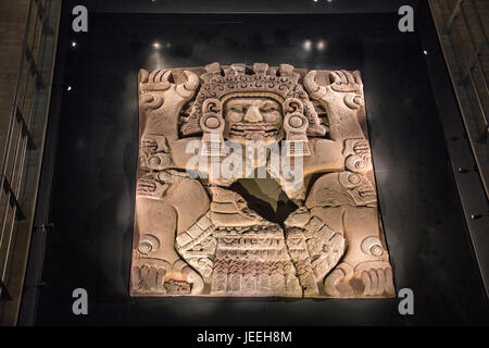 Aztec Tlaltecuhtli Colossal Monolith, Templo Mayor Museum, Mexico City ...