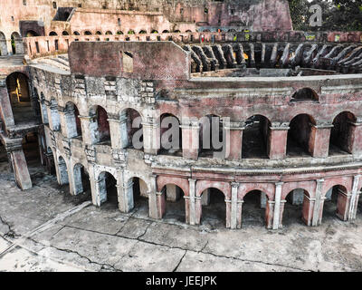 Miniature model of Colosseum or coliseum, amphitheatre in Rome, Italy ...