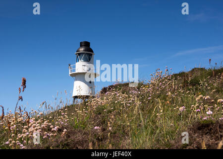 Lighthouse on the Scilly of Iceland in England, Leuchtturm auf den ...