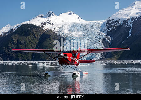 Coxe Glacier, a tidewater glacier in Barry Arm, Harriman Fjord, Prince ...