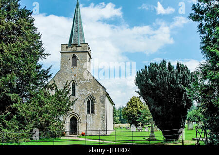 St Nicholas Church Steventon Jane Austens church.Hampshire England UK ...
