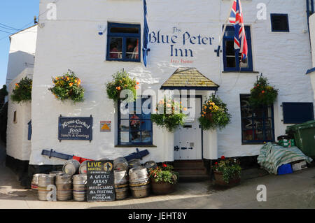 The Blue Peter in Polperro, Cornwall, is a little low-beamed pub in ...