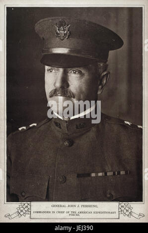 General John J. Pershing, Commander in Chief, A.E.F., at Bonnetable ...