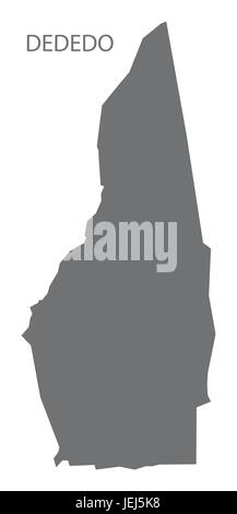 Guam map. Just a simple border map. Shape of the country. Flat blank ...