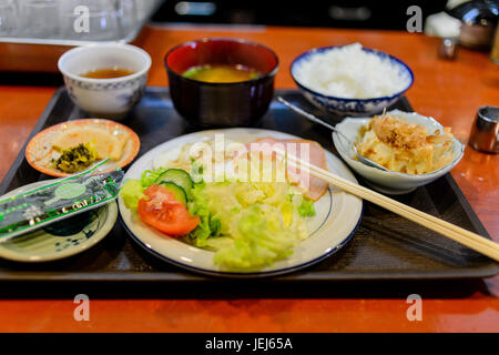Traditional Japanese breakfast of Takayama,Japan Stock Photo - Alamy