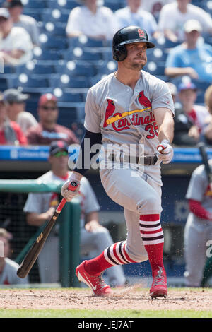 St. Louis Cardinals pinch hitter Albert Pujols (5) takes his stance in ...