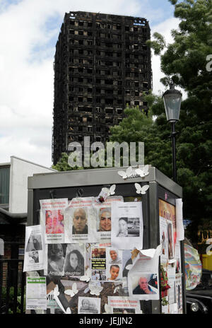 Grenfell tower block fire Stock Photo - Alamy
