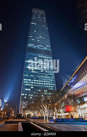 China World Trade Center Tower 3 in Beijing Central Business District ...