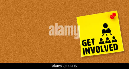 Composite image of get involved Stock Photo - Alamy