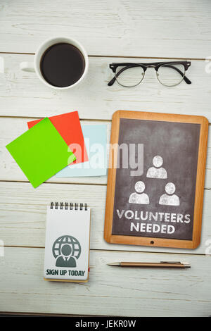 Composite image of sign up today Stock Photo - Alamy