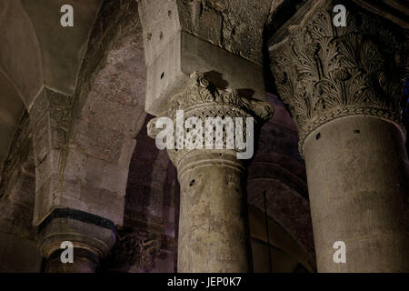 Byzantine columns with elaborately carved capitals in Arches of the ...