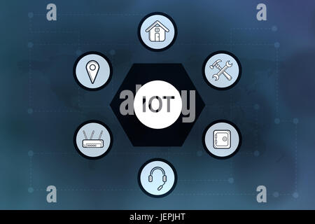 Composite image of internet of things Stock Photo - Alamy