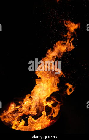 Really crazy intense fire burning fervently Stock Photo - Alamy