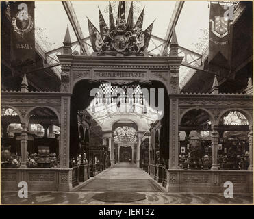 The Pavilion of Great Britain at the 1889 Paris World Exhibition ...