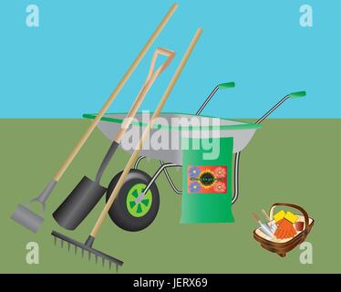 trowel gardening tool Stock Vector Image & Art - Alamy