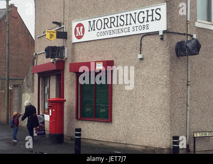General view of the Morrisons store in Wood Green, north London Stock ...