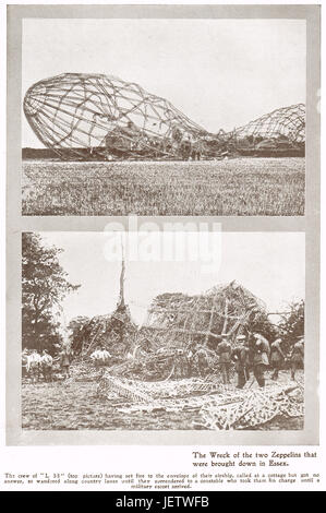 World War One - Aviation The LZ 38 zeppelin, Germany. Achieved the ...