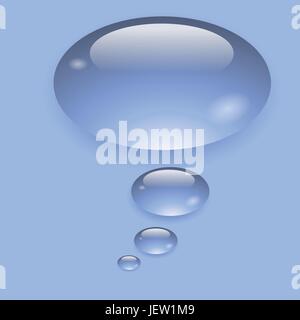 Water Drop Talking- A Cartoon Illustration of a Water Drop Talking ...