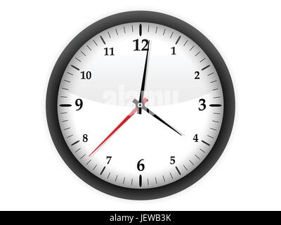 Watch arrows, clock hands, time pointers set. Isolated vector black ...