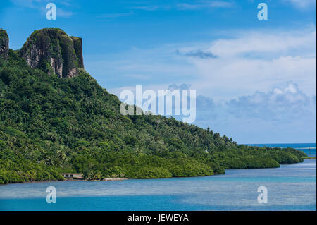 Sokehs rock, Pohnpei, Micronesia Stock Photo - Alamy