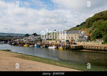 Seaton Harbour Devon UK Stock Photo - Alamy