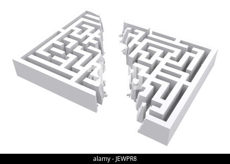 Composite image of maze Stock Photo - Alamy
