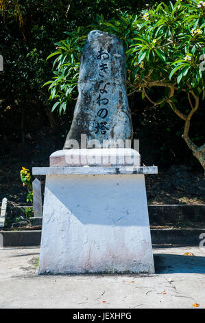 World War II memorial at the Banzai Cliffs in Saipan, Northern Marianas ...