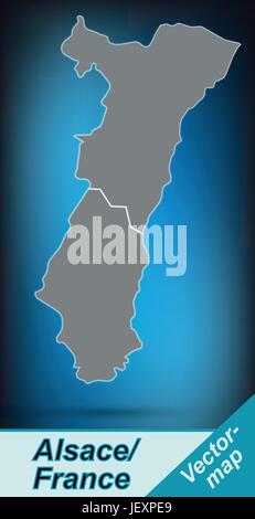 border map of alsace borders in violet Stock Vector Image & Art - Alamy
