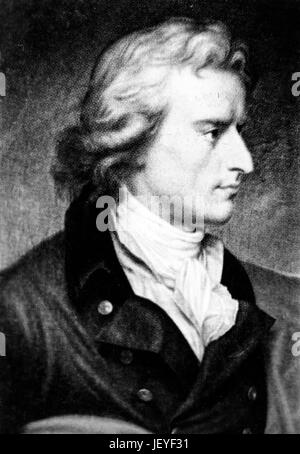 This image is a historical photograph of Johann Wolfgang von Goethe, a ...