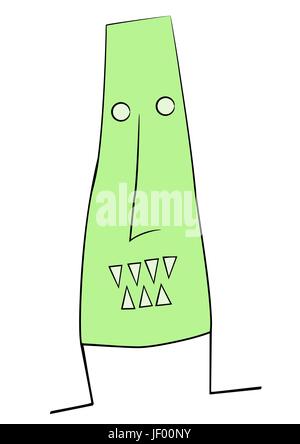 Booger Cartoon- An Illustration of a Booger Cartoon Stock Vector Image ...