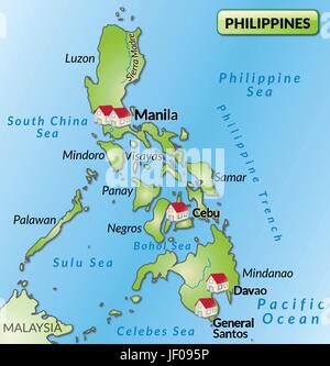 Cagayan de Oro in the Philippines emblem for print and web. Design ...