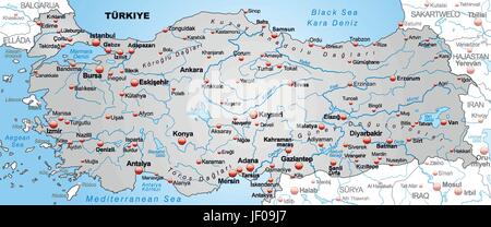 turkey, border, card, synopsis, borders, atlas, map of the world, map ...